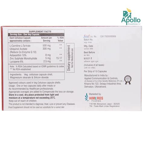 Androwin Capsule 10s Price Uses Side Effects Composition Apollo