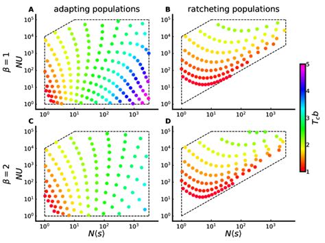 Fig S1 Simulated Parameter Combinations With An Exponential Or β 2