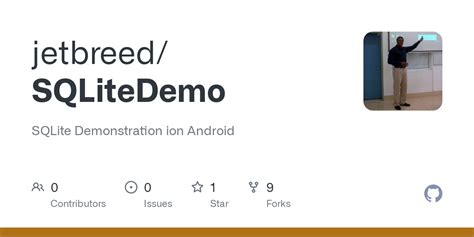 Github Jetbreedsqlitedemo Sqlite Demonstration Ion Android
