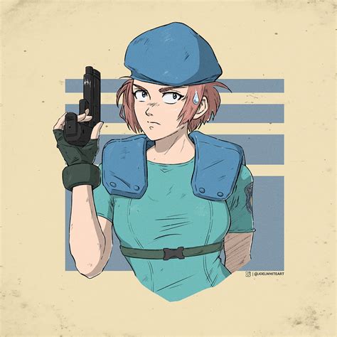 [fanart] I Drew Jill Mvc2 Style [oc] Residentevil