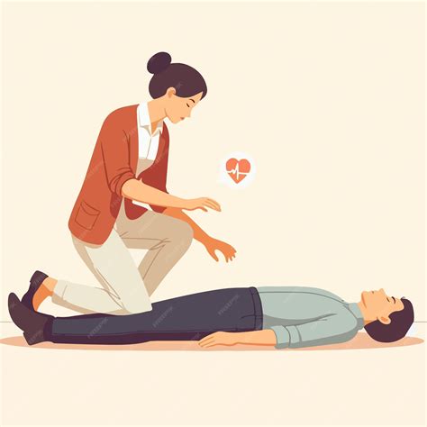 Vector Del Personal Médico Que Ayuda A Una Persona Inconsciente