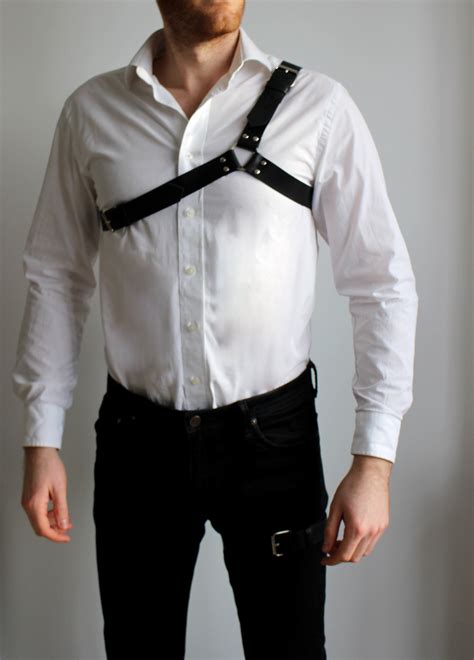 Mens Body Harness Male Harness Men Leather Harness Chest Etsy