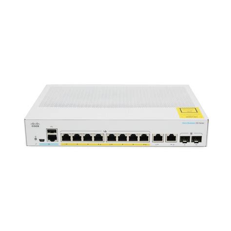 Cisco Cbs250 8pp E 2g 8 Port Gigabit Poe Managed Switch With Sfp Rj45 Combo Na Refresh