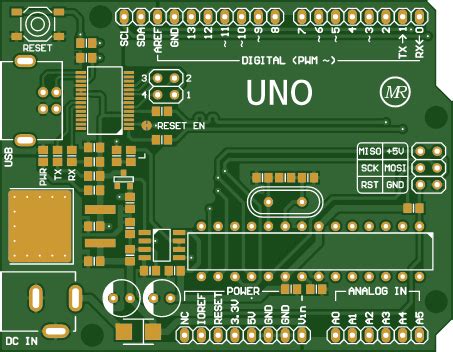 Ofis led aydınlatma Arduino pcb