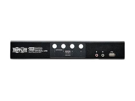 Tripp Lite 4 Port DVI Dual Link USB KVM Switch W Audio And Cables Newegg Com