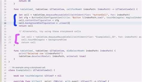 Ios How To Allow A Click Through A Uitableview To Buttons Behind