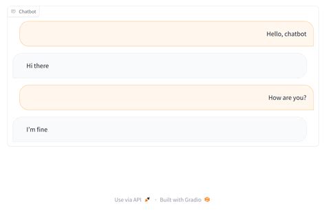 Document How To Stream Messages In Gr Chatbot Issue 3725 Gradio App Gradio GitHub