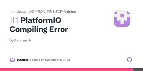 platformio compiling error · issue 1 · mendozaphd omron fins tcp