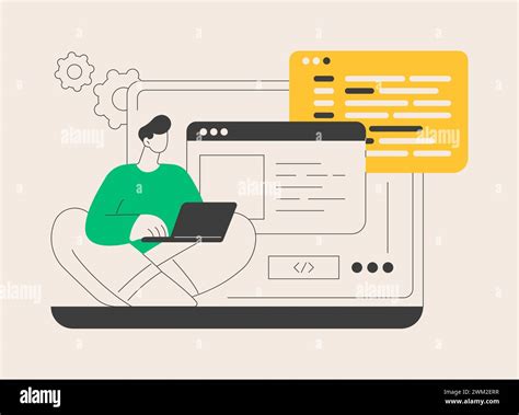 Web Development Abstract Concept Vector Illustration Stock Vector Image