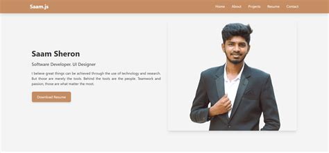 Github Saam Rgbsaam Sheron Welcome To My Portfolio Repository This