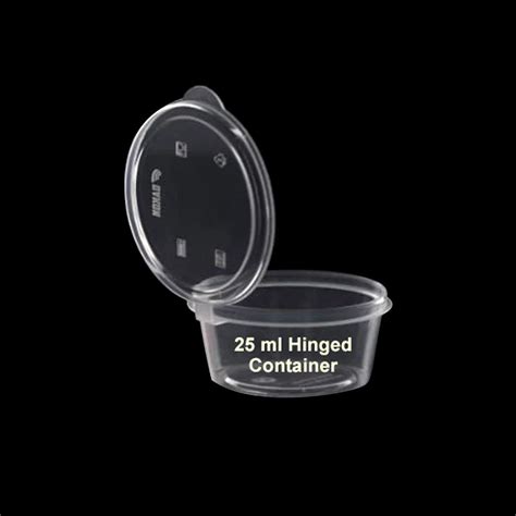 25 Ml Hinged Container W At ₹ 0 90 Piece Bengaluru Id 2853213131330