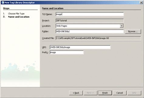 Create Tag Library Descriptor TLD File