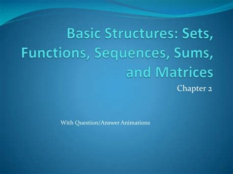 Ppt Sets In Discrete Mathematics Powerpoint Presentation Free