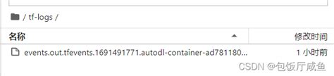 atuodl tensorboard可视化使用 autodl的tensorboard怎么用 csdn博客
