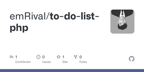GitHub EmRival To Do List Php