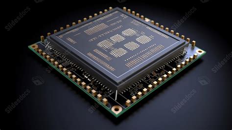 Hình Nền Powerpoint Thiết Bị Chip Điện Tử Ic Kết Xuất 3d Miễn Phí