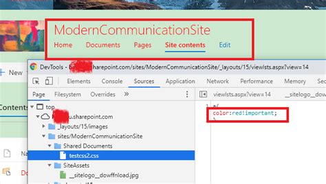 How To Add A Css File To A Aspx Sharepoint Online Stack