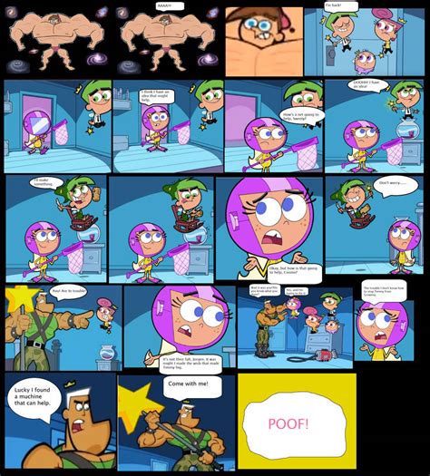 Timmy Turners Muscle Growth Wish 18 By Mojo1985 On Deviantart