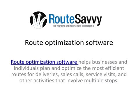 ppt route optimization software powerpoint presentation free download id 13253958