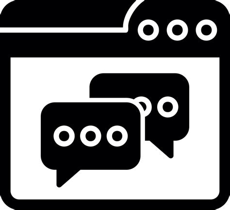 Web Chat Vector Icon Vector Art At Vecteezy