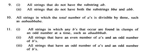 Solved I Ii All Strings That Do Not Have The Chegg