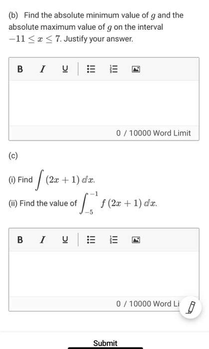 Solved M The Figure Above Shows The Graph Of The Continuous