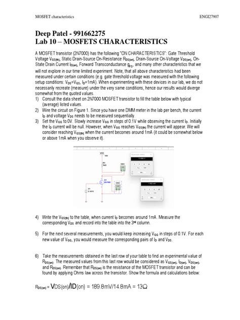 l10 mosfet transistor multisim download free pdf mosfet field