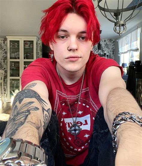 Cherry Red Hair Red Hair Men Style Steal Insta Cosplay Young