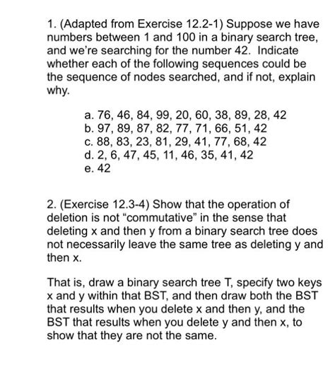 Solved Adapted From Exercise Suppose We Have Chegg Com