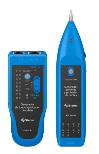 Compra Steren Generador Dtonos Y Probador Dcables Cat5678 Her254