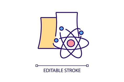 Nuclear Power Plant Rgb Color Icon Nuclear Power Nuclear Power Plant Power Plant