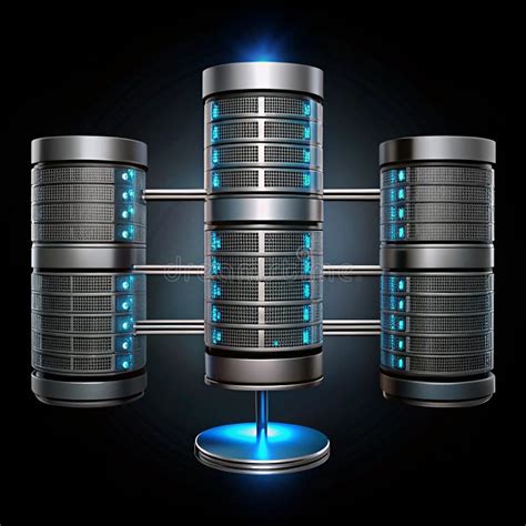 Server And Database Connection Image Stock Illustration Illustration Of Gadget Iron 360447038