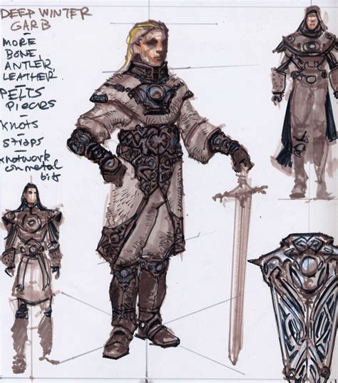 Adam Adamowicz Skyrim Concept Art Elder Scrolls Art Female