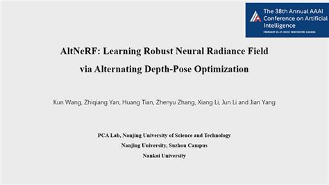 Underline Altnerf Learning Robust Neural Radiance Field Via