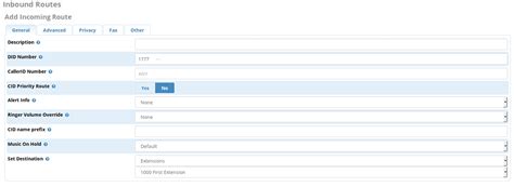 Asterisk Admin GUI V15 Chan SIP Freepbx
