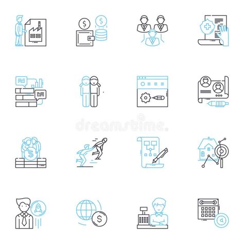 Creative Thinking Linear Icons Set Innovation Imagination Ingenuity Inspiration Ideation