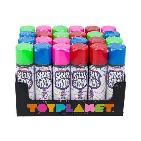 Wholesale Toy Planet The Original Silly String 2 Pack Assorted Colors