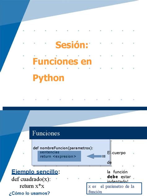 Funciones Python Pdf Python Lenguaje De Programación Modelos De