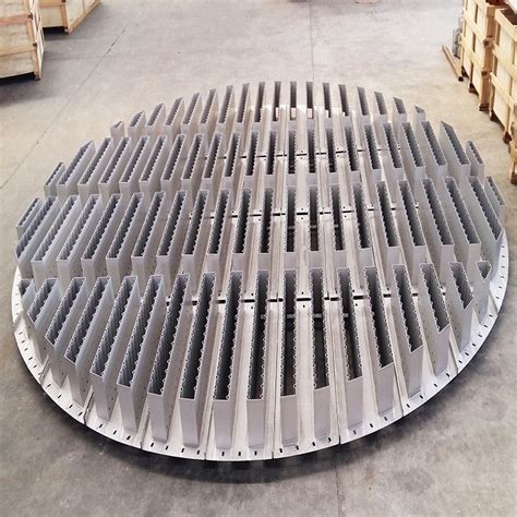 Trough Pan Liquid Distributor Tower Internals Distillation Column Internals