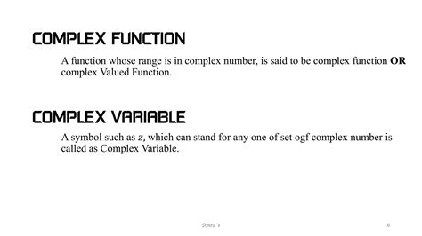 Complex Function PDF