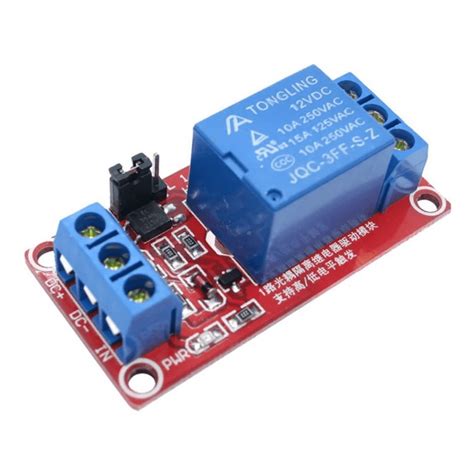 Modulo De Relee Relay 1 Canal 12v Arduino Optoacoplador Hipercom