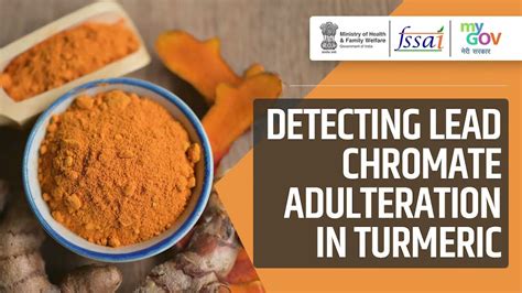 Detecting Lead Chromate Adulteration In Turmeric Youtube