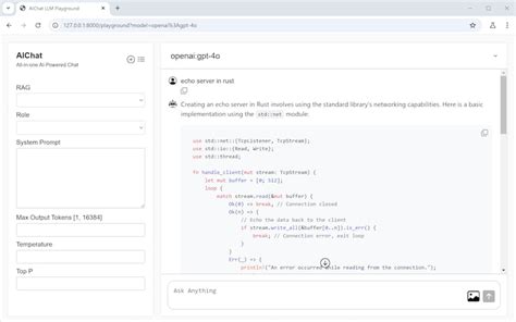 aichat — command line utility in rust lib rs