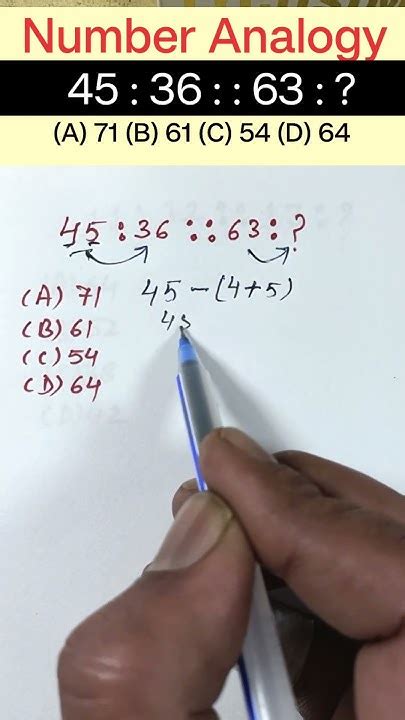 number analogy reasoning short tricks reasoning short tricks