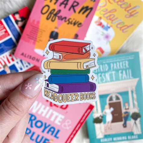 Read Queer Books Sticker Probably Smut