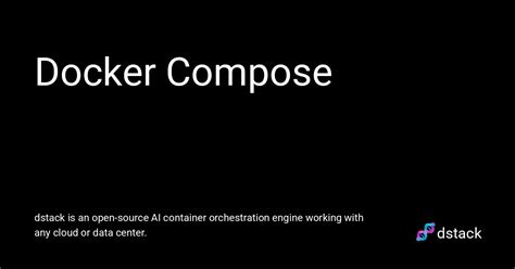 Docker Compose Dstack