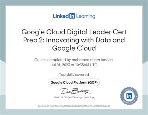 Mohamed Allam Hassan On Linkedin Certificate Of Completion