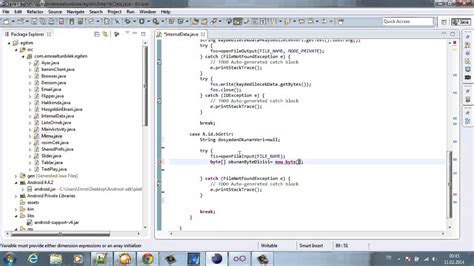 35 Fileinputstream Ile Dosyadan Veri Okuma Android Eğitim Seti Youtube
