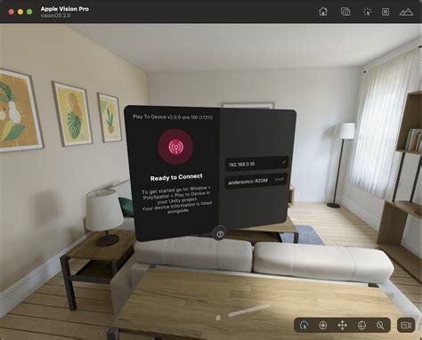 Play To Device Polyspatial Visionos 200 Pre3