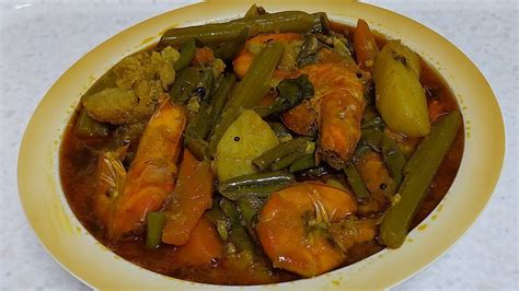 সিতের তাটকা পাঁচ মিসালি সবজি দিয়ে মজাদার চেংরী মাছের সালুনা রিচিপ Youtube